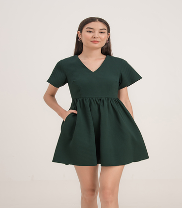 Fayth • Mori Textured Pocket Sleeve Dress