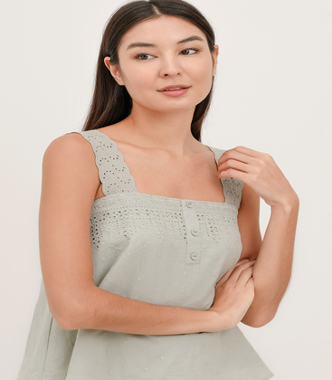 Fayth • Melody Broderie Swing Top