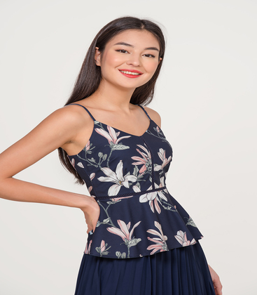 Fayth • Fond Peplum Top