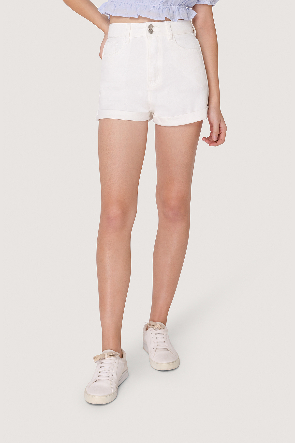 Fayth • Addie Denim Cuffed Shorts